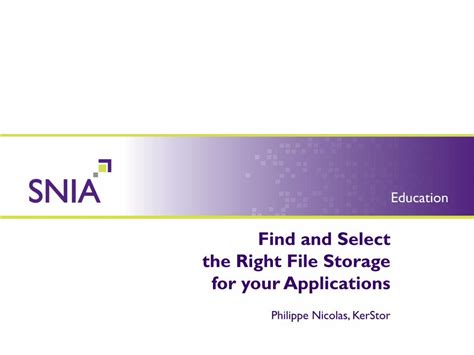 Pdf Find And Select The Right File Storage For Your And Select The Right File Storage For