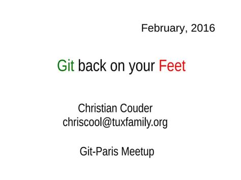 Git Back On Your Feet Pdf