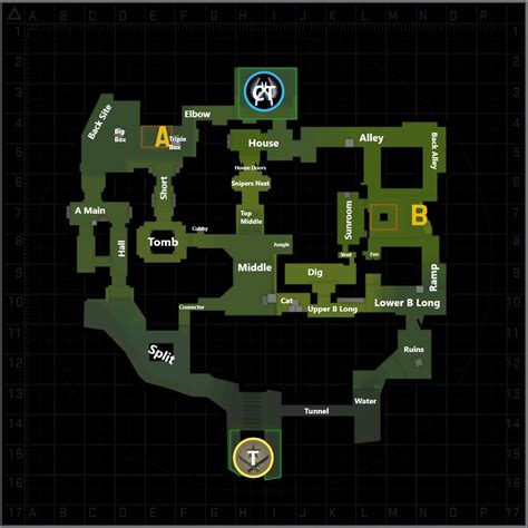 I Made A Callout Map For Ancient Using What I Ve Heard In Game R Csgo