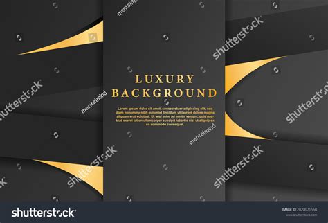 Abstract Dark Curve Overlapping Background Glitter Stock Vector Royalty Free