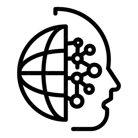 Premium Vector Machine Learning Icon Outline Machine Learning Vector