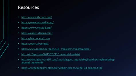 Opengl Basics Pptx Graphics Software Computer Software And Applications