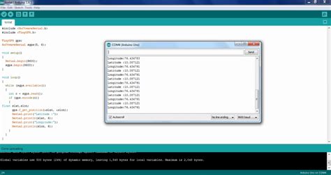 Gps Interfacing With Arduino Uno Arduino Gps Tutorial