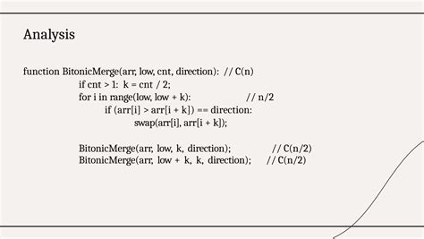 Demonstrationexplanation Of Bitonic Sort Algorithm Pptx