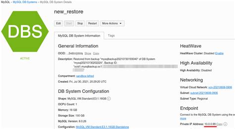 using oci cloud shell and bastion with mysql database service