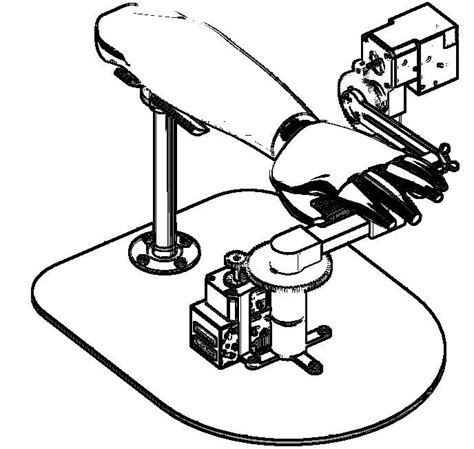 Sketch Of The 2 Dof Robot Download Scientific Diagram