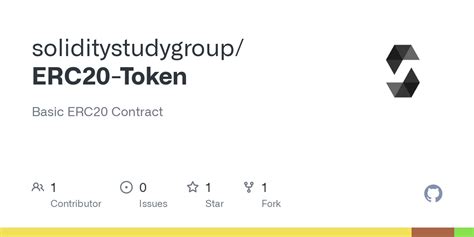 GitHub Soliditystudygroup ERC20 Token Basic ERC20 Contract