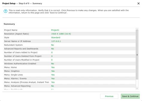 Project Setup Summary