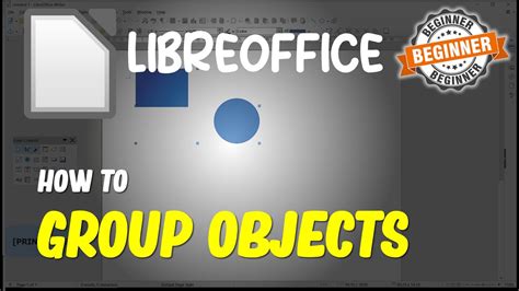 Libreoffice How To Group Objects YouTube