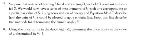 Solved Using Conservation Of Energy We See That The Chegg