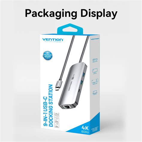 Vention In Multi Function USB C Docking Station Aluminum Alloy Lobcom HK Ltd