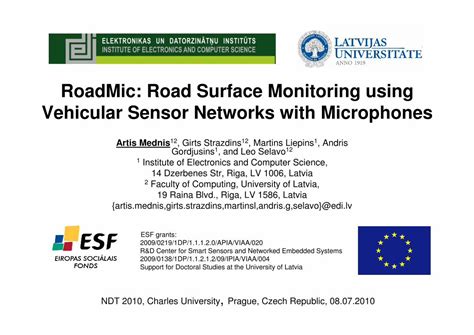 Pdf Roadmic Road Surface Monitoring Using Vehicular Sensor
