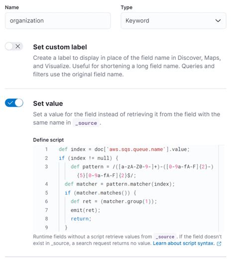 How To Use Custom Field As Control Filter With Values Relasticsearch