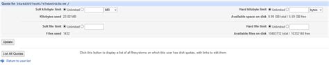 Linux Cant Change User Quota On Xfs Partition Server Fault