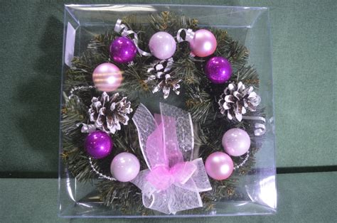 Купить Елочное украшение из стекла, гирлянда "Этюд". Шары, еловая ветка ...