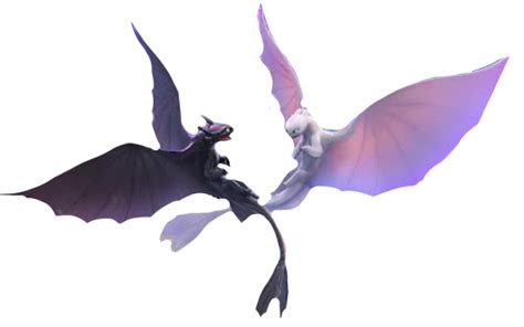 Toothless And Light Fury By Dracoawesomeness On Deviantart