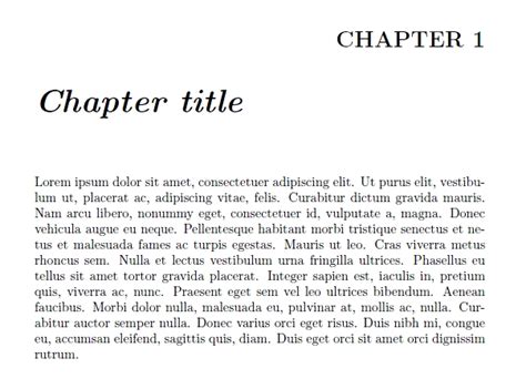 Sectioning Special Chapter Title Formatting TeX LaTeX Stack Exchange
