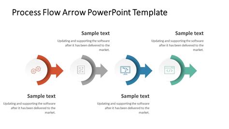 Process Flow Arrow Powerpoint Template Slidefeast
