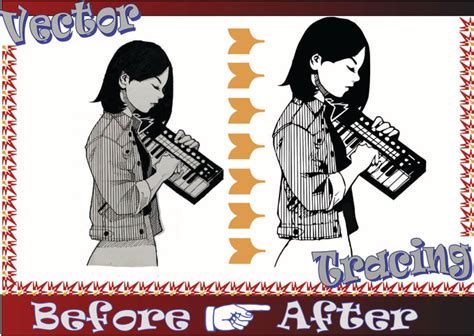 do vector tracing redraw convert raster to vector 2 hours by