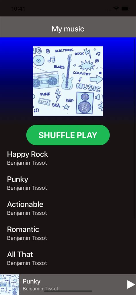 how to create a music player in react native instamobile