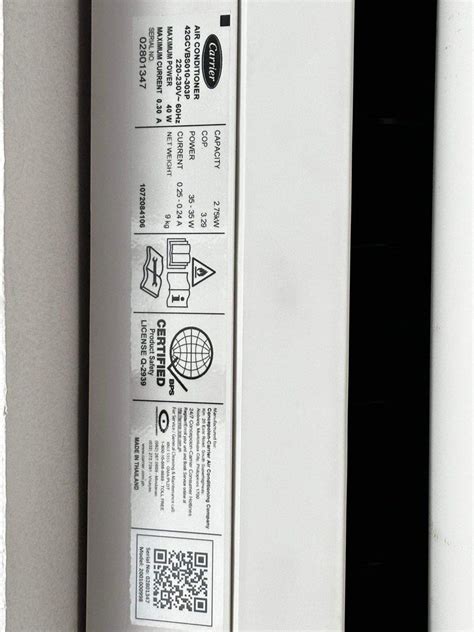 Carrier Hp Split Type Inverter Tv Home Appliances Air Conditioning And Heating On Carousell