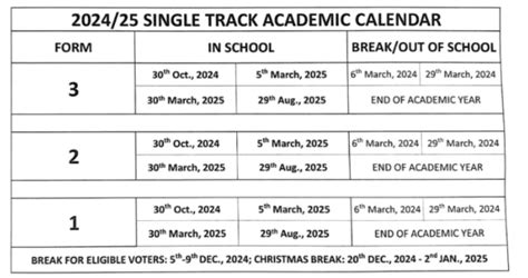 Full Ges 2024 2025 Academic Calendar For Basic And Shs