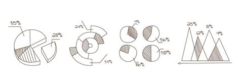 Line Chart Graph And Diagram For Data Analysis Vector Image
