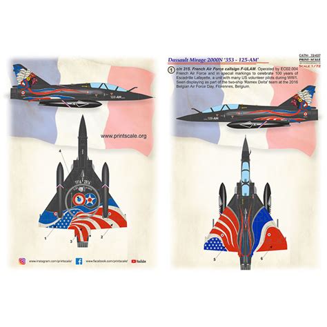 Dassault Mirage 2000n 353 125 Am72 4371 Cn 315 F Ulam Scale 172