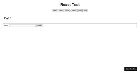 React Eval Codesandbox