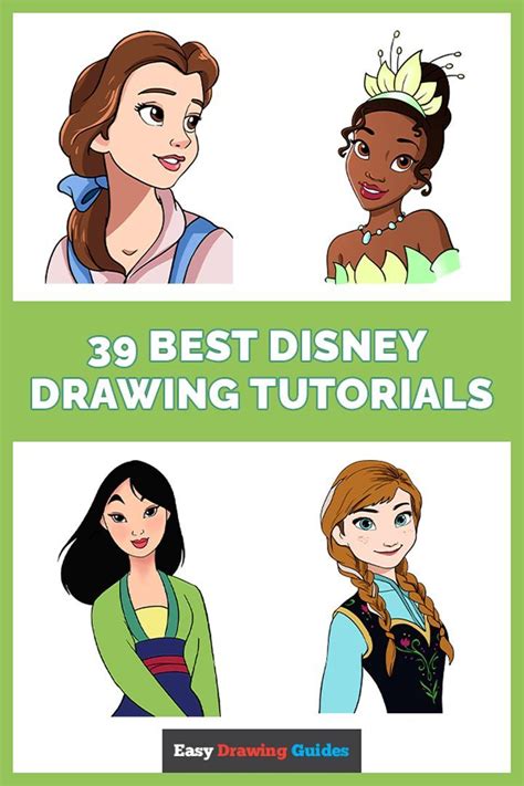 How To Draw Princesses From Disney