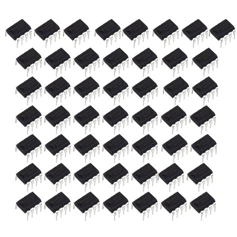 Dorhea 50pcs Ne555 Timer Ic Ne555p 8 Pin