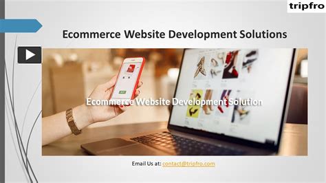 Ecommerce Website Development Solutions Presentation Free To Download