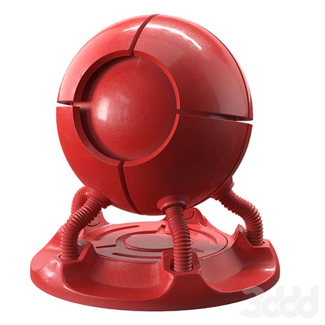Scratched Plastic Vray Пластик 3d модель