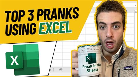 Top 3 Ways To Prank Your Co Workers Using Excel Youtube