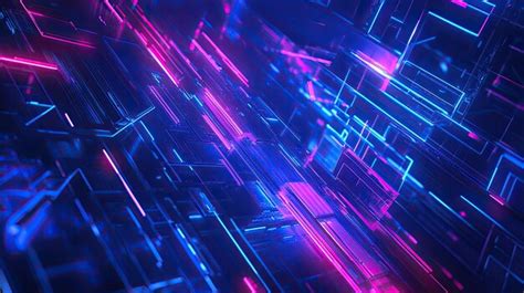 Abstract Digital Illustration Featuring Smooth Premium Ai Generated Image