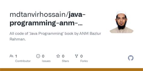 github mdtanvirhossain java programming anm bazlur r 1e all code of