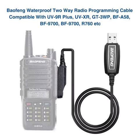 Usb Programming Cable And Software For Baofeng Uv 5r Two Way Radio Uk