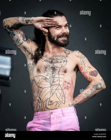 Biffy Clyro Lead Singer Simon Neil Performs During Bbc Radio 1s Big