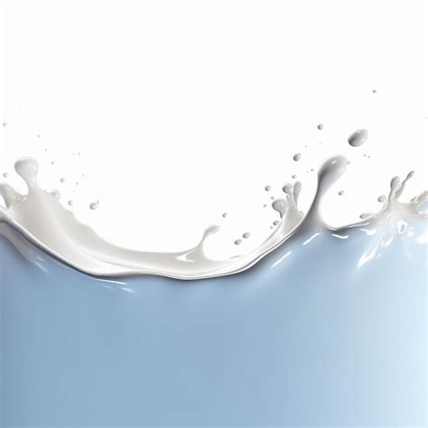 Premium Ai Image A Blue And White Picture Of A Splash Of Milk