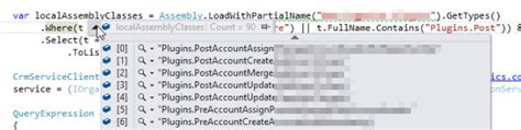 The End Of Plug In Assembly Does Not Contain The Required Types Or