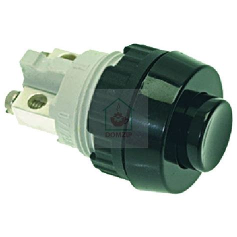 Black Single Pole Push Button 07a 250v