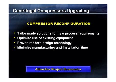 SOLUTION: Centrifugal compressors upgrading procedures benefits - Studypool