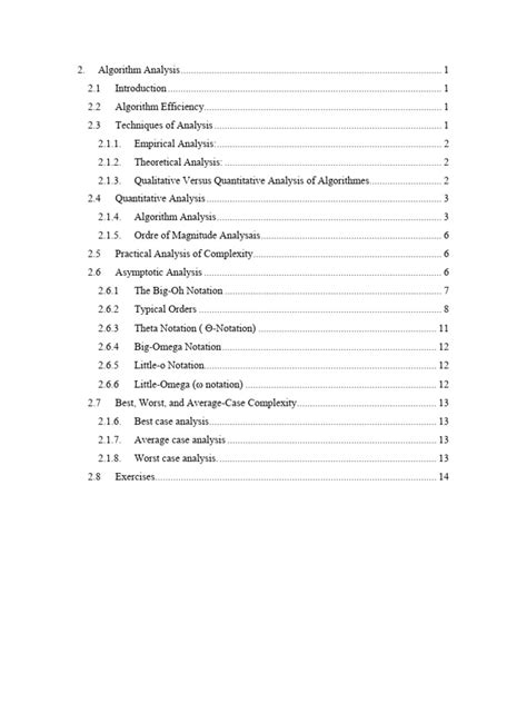 Chapter 2 Algorithm Analysis Pdf Time Complexity Algorithms