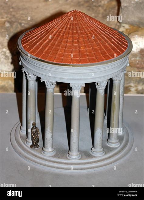 Model Reconstruction Of The 4th Century Sulis Minerva Baths Temple And Spring During This Time