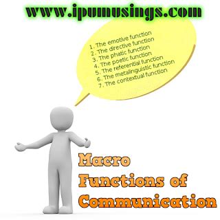 Bca Mca Communication Macro Functions Of Communication Ipumusings Com