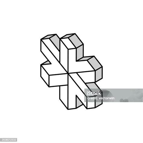 Escher 불가능한 기하학적 모양 Isometric 아이콘 벡터 일러스트 레이 션 0명에 대한 스톡 벡터 아트 및 기타 이미지 0명 과학 기하 Istock