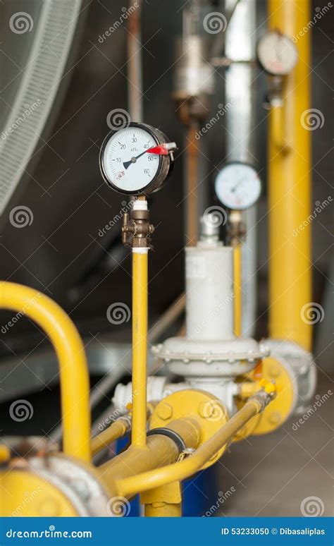 Manometer On The Gas Stock Photo Image Of Optical Steel