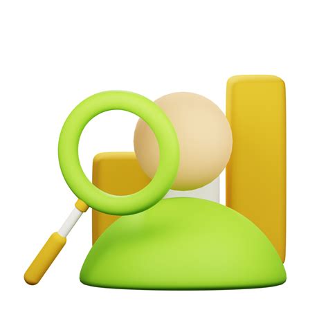 3d Market Research Icon 23492498 Png