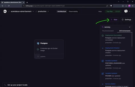 deploying to railway vendure docs