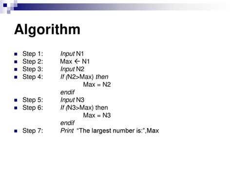 Algorithms And Flowcharting Ii Ppt Download